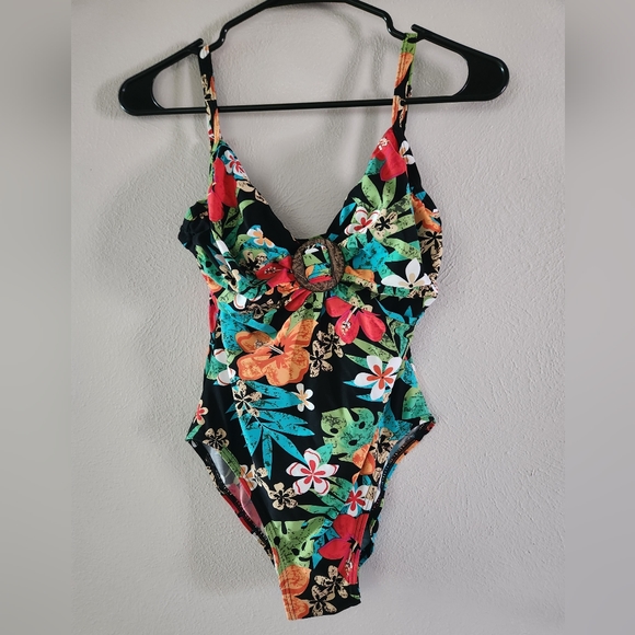 Coco Reef | Swim | Coco Reef Bra Sized Floral Hybiscus One Piece Bra ...